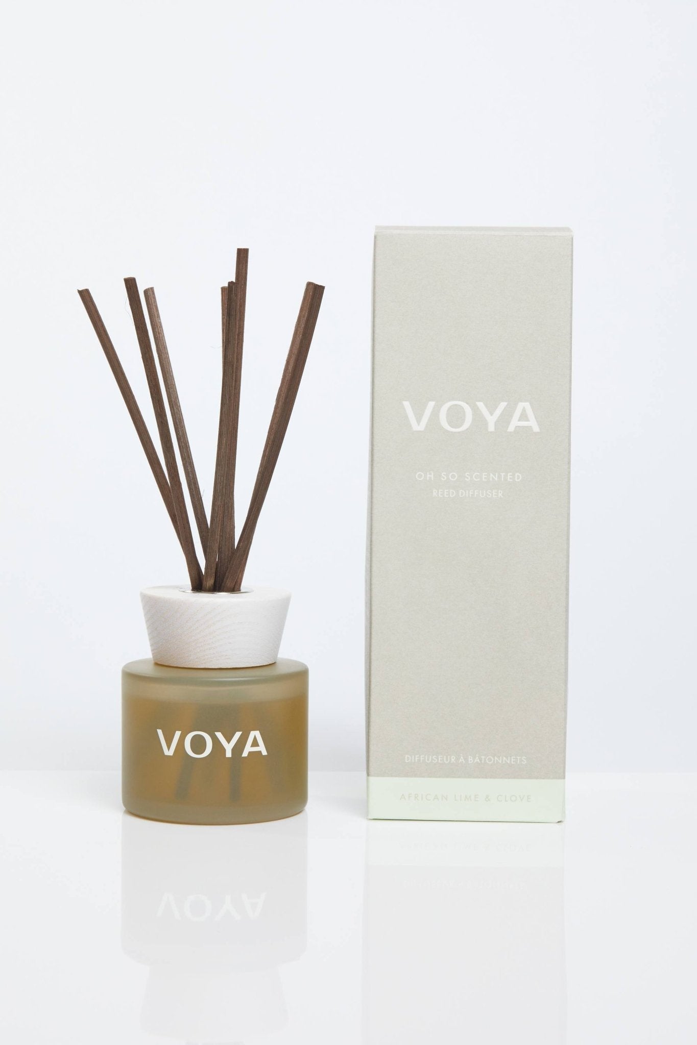 African Lime & Clove | Reed Diffuser | VOYA Skincare USA